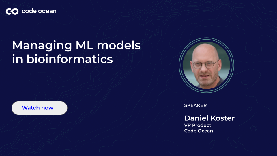 Managing ML models in bioinformatics